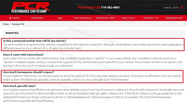 PCR Performance Chip Revamp IAT Performance Chip Tuner Review ...